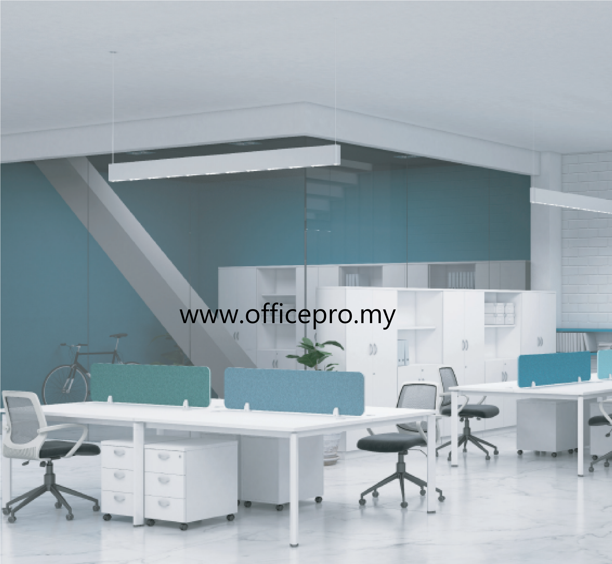 UT60 Series Set Office Workstation Table Cluster Of 4 Seater | Open Plan Systems For Any Office ...