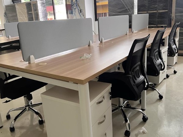 Office Furniture Batu Caves Office Workstation Table Cluster Of 6 ...
