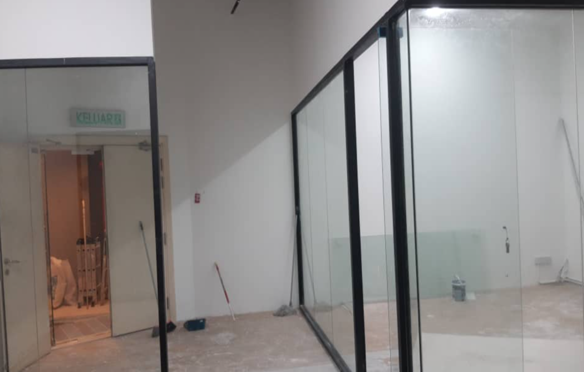 Aluminium Glass Partition Perak | Shopfront Glass Contractor Perak ...