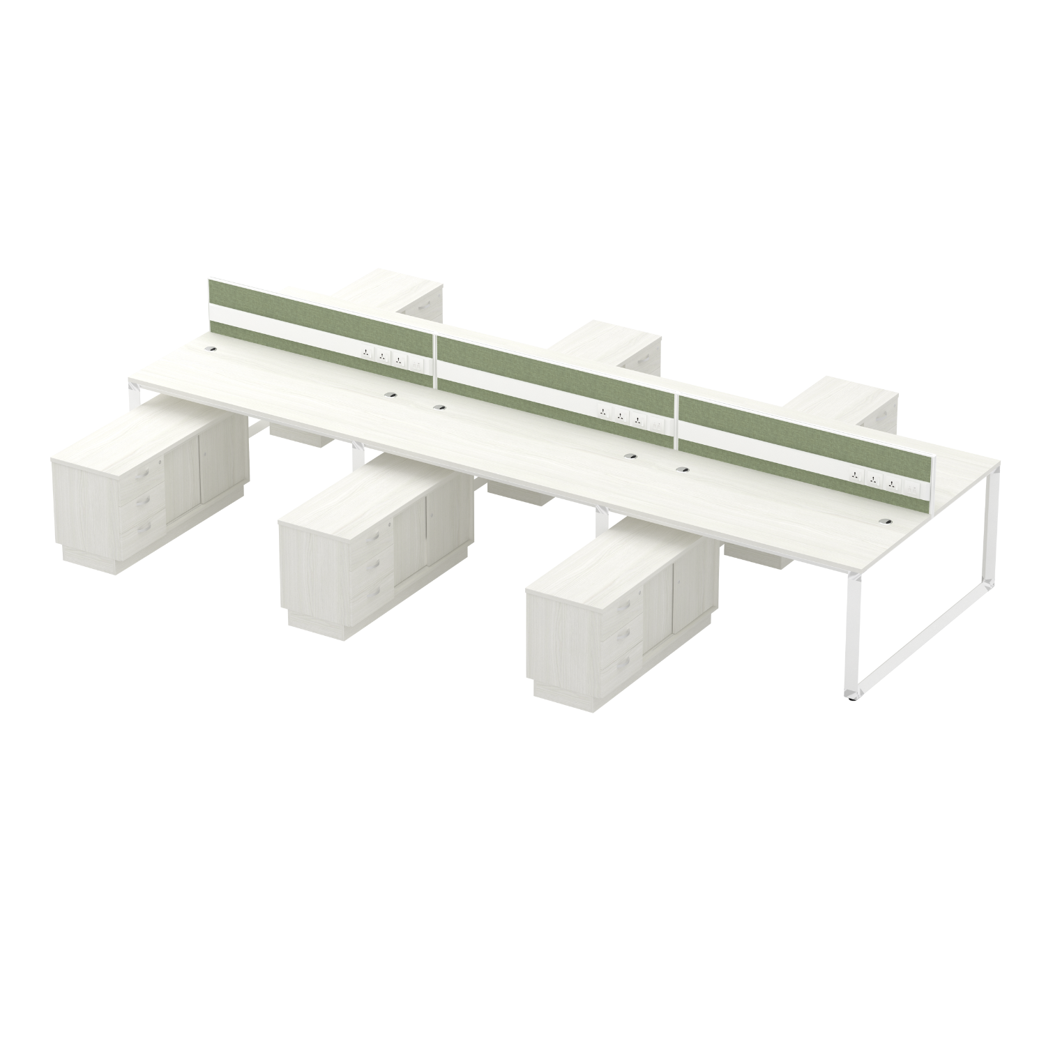 Best Workstation Cluster of 6 | Top Workstation Supplier Malaysia ...