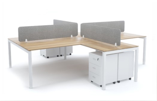 Best Office Workstation Cluster of 4 Seater | Top Workstation Supplier ...